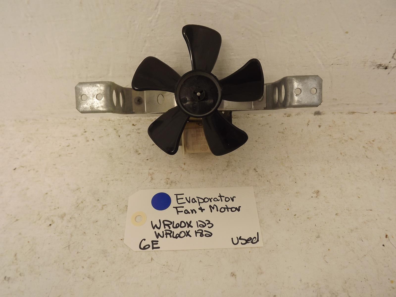GE Refrigerator WR60X123 WR60X0182 Evaporator Fan & Motor Used ...