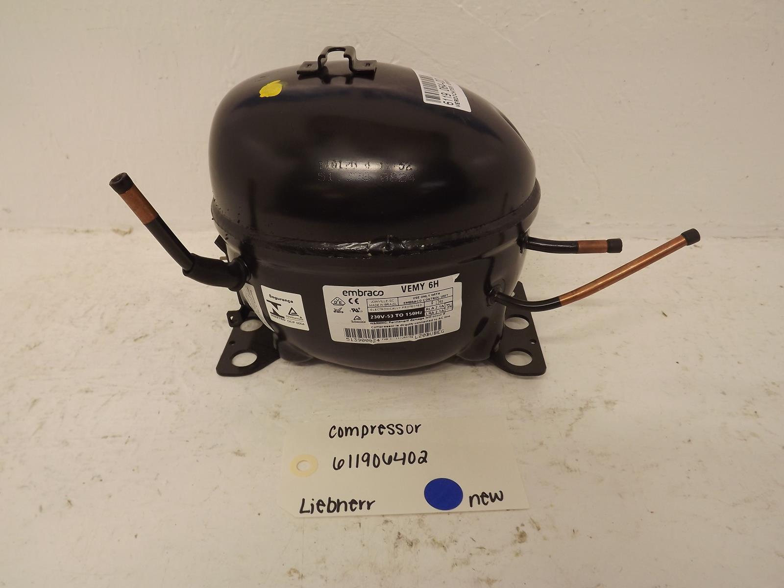Liebherr Refrigerator 611906402 Freezer Compressor New ...